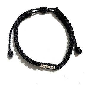 Chavarrieta Black Saint Jude Thaddeus Thread Bracelet Pulsera Roja de hilo de San Judas Tadeo