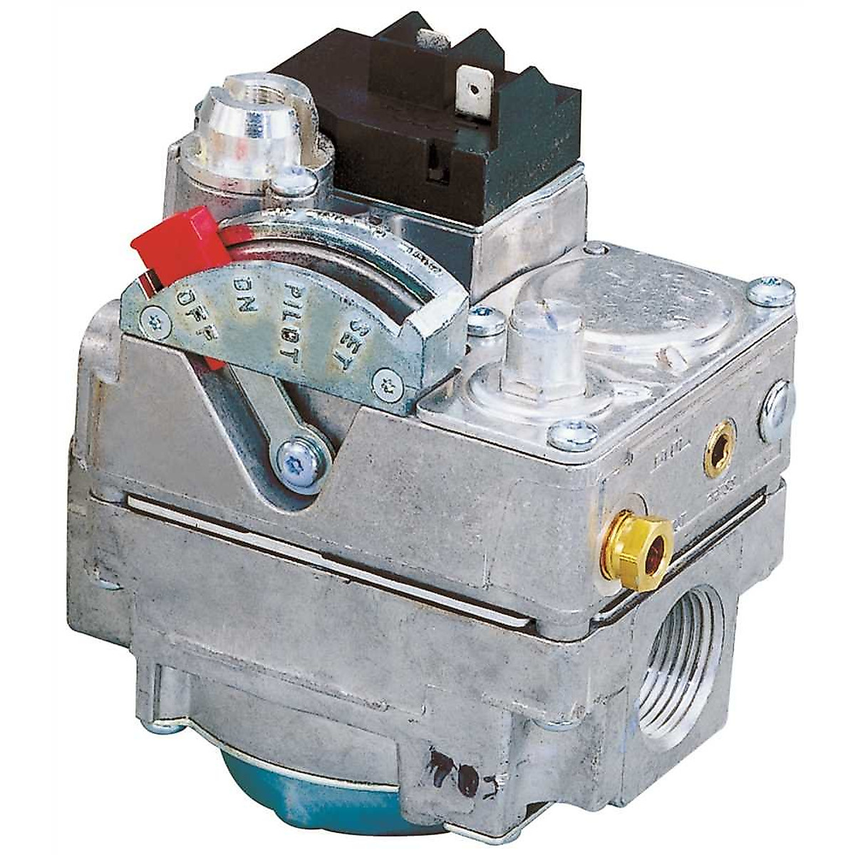 Robertshaw 720-400 Conbination Dual Gas Valve, without Side Taps, 3.5" x 4.75" x 5.75"