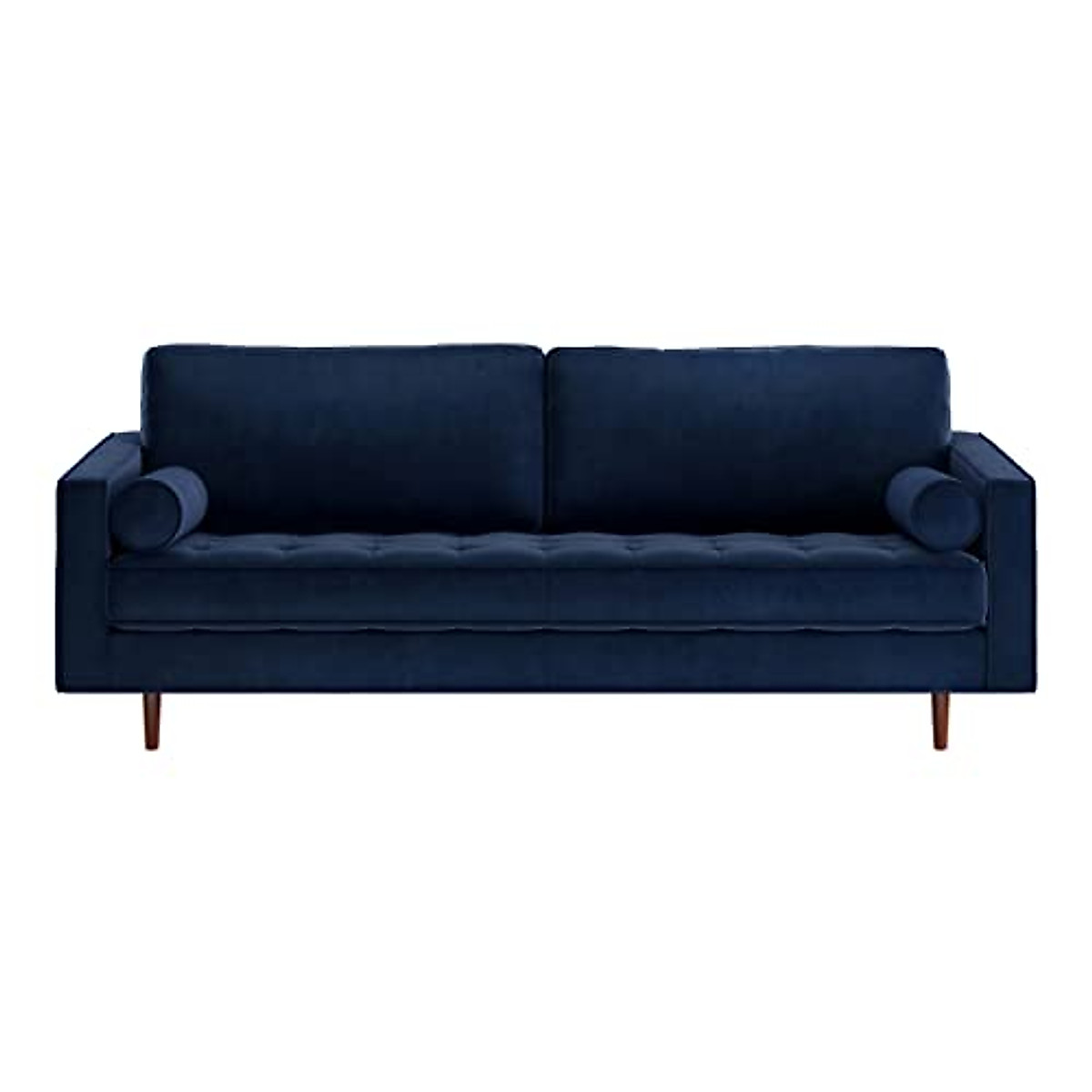 Inmod Matilde Velvet Sofa, Sapphire Blue