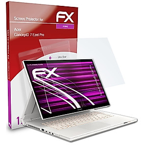 atFoliX Plastic Glass Protective Film compatible with Acer ConceptD 7 Ezel Pro Glass Protector, 9H Hybrid-Glass FX Glass Screen Protector of plastic