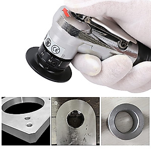 LOONPON Pneumatic Chamfering Tool, 45 Degree Beveling Machine, 1/4 inch Deburring Tool for Metal