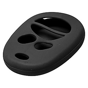 Keyless2Go Replacement for New Silicone Cover Protective Case for 4 Button Remote Key Fobs with FCC GQ43VT20T - Black - (2 Pack)