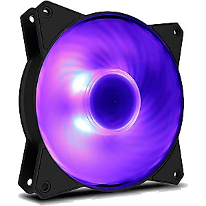 Cooler Master MasterFan MF120R RGB Case Fan 'RGB LED, Silent Cooling Technology, 120mm' R4-C1DS-20PC-R1
