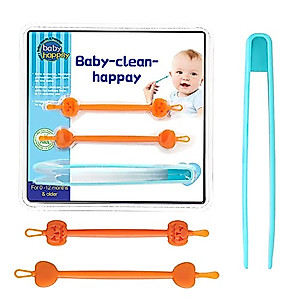 3 Pack Baby Nasal Booger and Ear Cleaner, Nose Cleaning Tweezers, Safe Baby Booger Remover,Nose Cleaner for Baby Gadget for Infants and Toddlers, Earwax & Snot Removal Baby Must Have Items