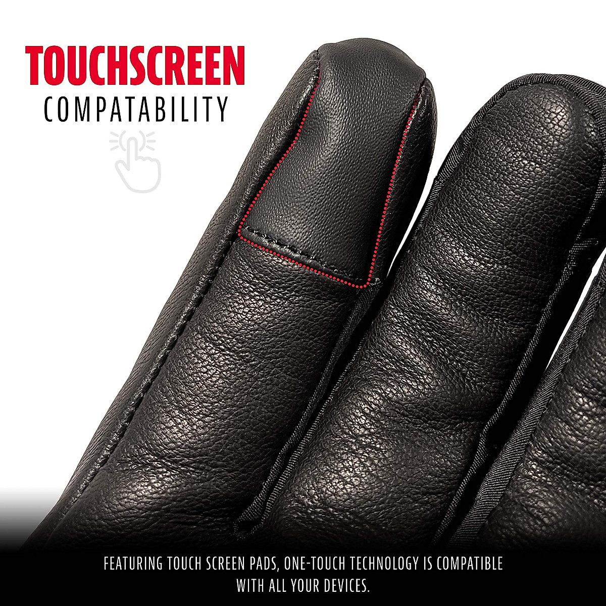 Franklin Sports MLB Batting Gloves - Coldmax Cold Weather Winter Gloves - All Weather Gloves for Players, Coaches + Umpires - Black - Adult Medium