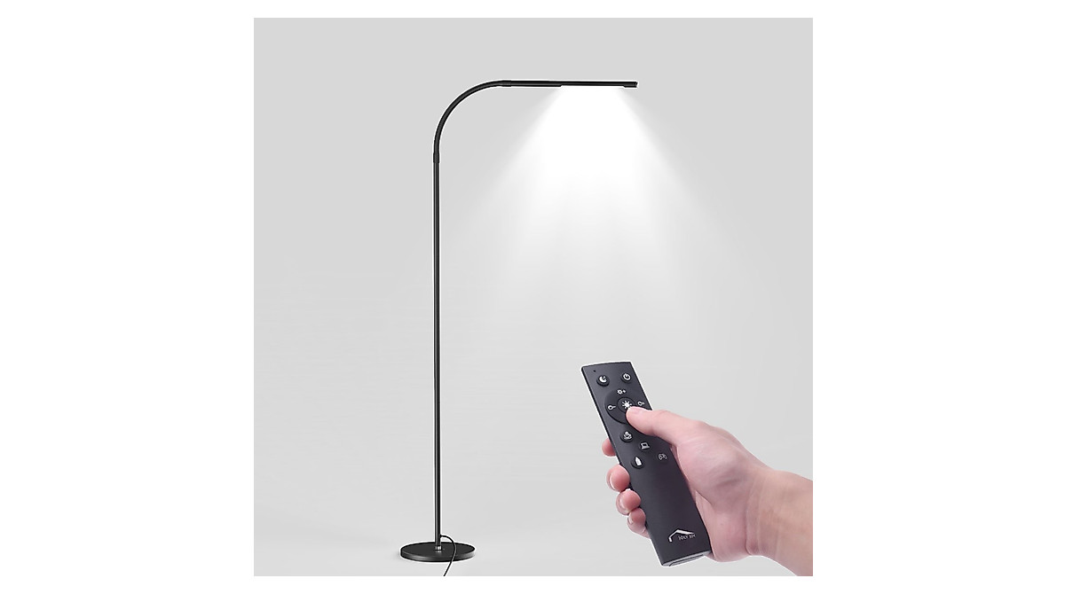 JOLY JOY LED Modern Floor Lamp - Flexible, Dimmable & Remote Light