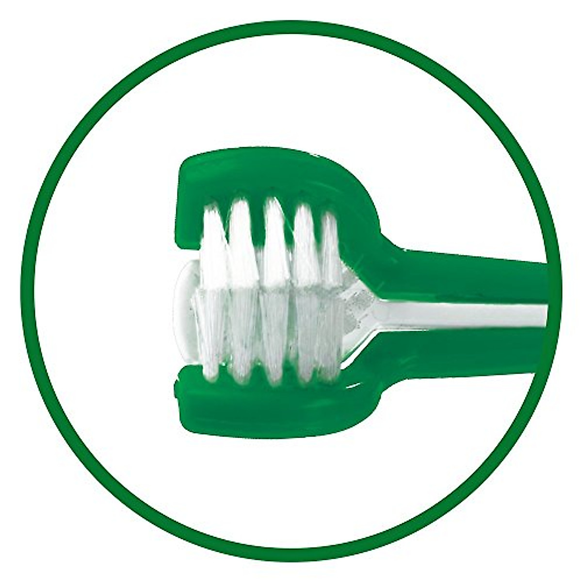 Vets Best Triple Headed Toothbrush for Dogs - Teeth Cleaning and Fresh Breath
