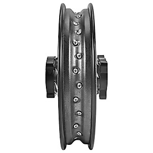 Trkimal Rear Wheel Rim Hub for Motocross Off Road Dirt Pit Bike (80/100-12 (12mm Bearing))