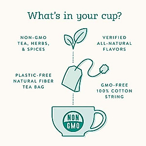 Stash Herbal and Decaf Tea Bags - Caffeine-Free Sampler Variety Pack - 25 Flavors, 50 Count/w Cotton Pouch