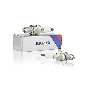 AloneGoer A7RTC CR7HSA Motorcycle Spark Plug A7RC A7TC CR7HSA 4549 Replace for GY6 Engine 50cc 70cc 90cc 100cc 110 125 150cc Motorcycle ATV Quad Scooter Go Kart Moped Chopper Buggy Dirt Racing Bike