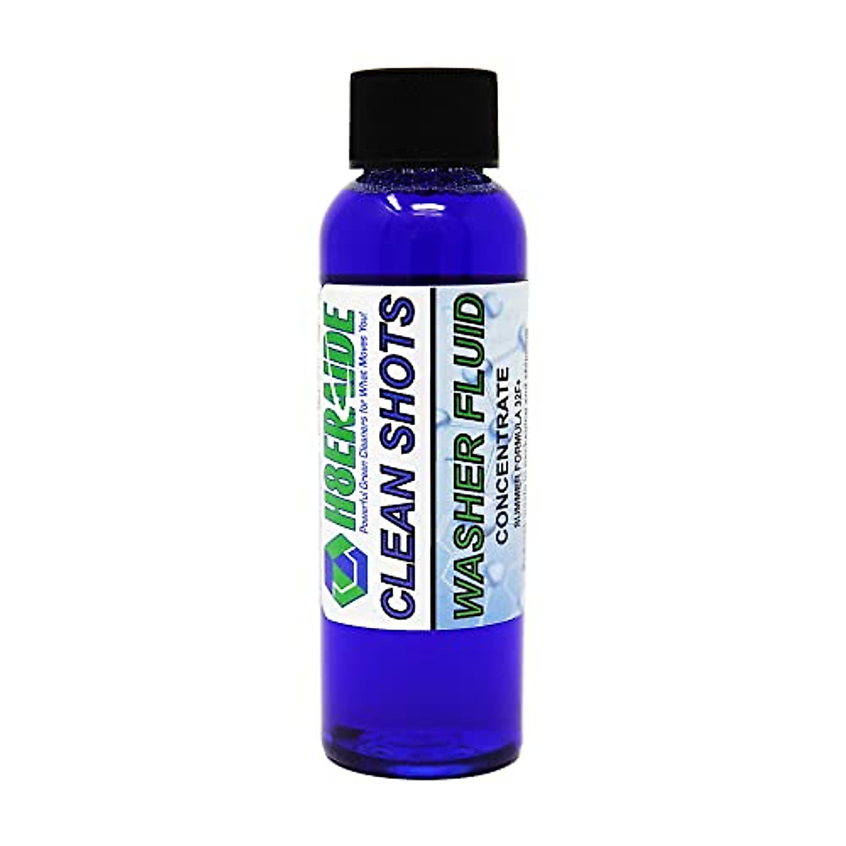 H8eraide Clean Shots - Windshield Washer Fluid Concentrate - 1 Bottle Makes 1 Gallon