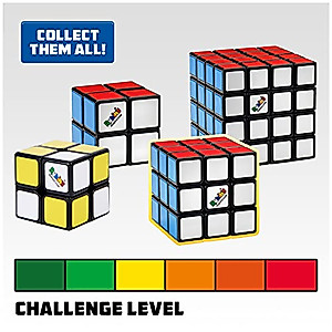 Rubik's Cube, Original 3x3 Puzzle Brain Teaser Fidget Toy with Removable Interchangeable Mod Stickers to Customize, for Adults & Kids Ages 8 and up