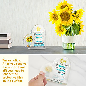 Christmas Gifts for Women Birthday Gifts for Her, Sunflower Gift Sending Sunshine, Get Well Soon Gifts Basket for Women, Inspirational Gift for Best Friend Sister Mom, Unique Gifts for Thinking of You