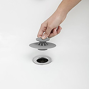 Umbra Flex Drain Stop/Hair Catcher, Grey