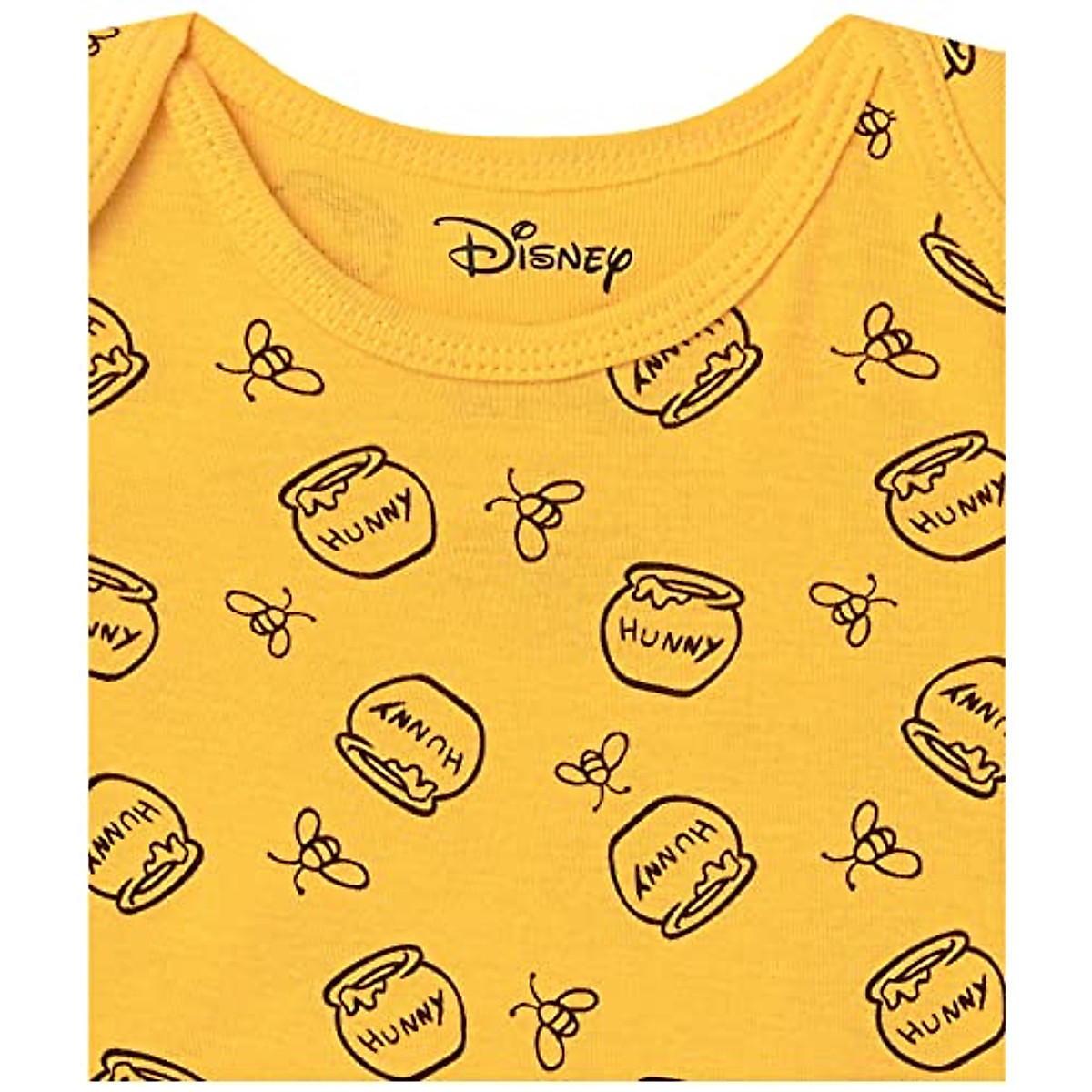 Amazon Essentials Disney | Marvel | Star Wars Unisex Babies' Short-Sleeve Bodysuits, Pack of 6, Winnie the Pooh Oh Bother!, 12 Months