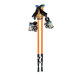 SE Survivor Series Flip-Lock Adjustable Trekking Poles (2-Pack) - WS11TP