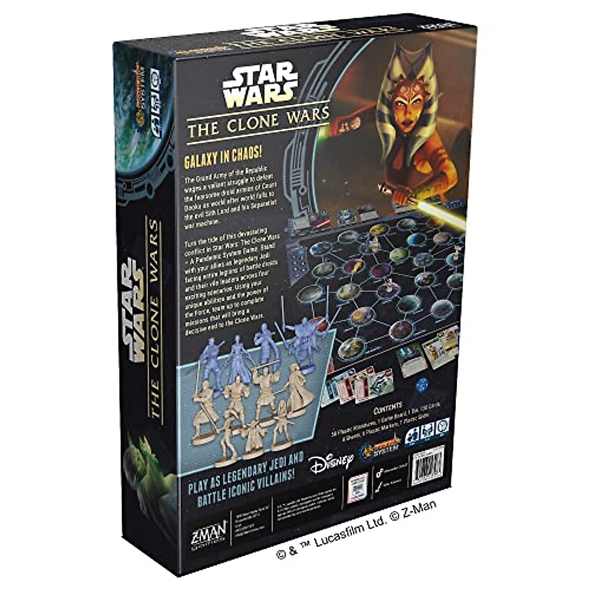 Star Wars The Clone Wars Board Game | A Pandemic System | Tactical Strategy Game for Adults and Teens | Ages 14+ | 1-5 Players | Average Playtime 60 Minutes | Made by Z-Man Games