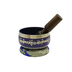 Seven Chakra Tibetan singing bowls set, choose your favorite chakra bowl, improve your chakra meditation practice (The 3rd Eye Chakra)