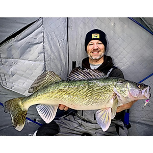 Northland Fishing Tackle Puppet Minnow Darting Fishing and Ice Fishing Lure for Walleye, Pike, Trout, and Panfish, Purple Wonder, 9/16 Oz, 1/Cd