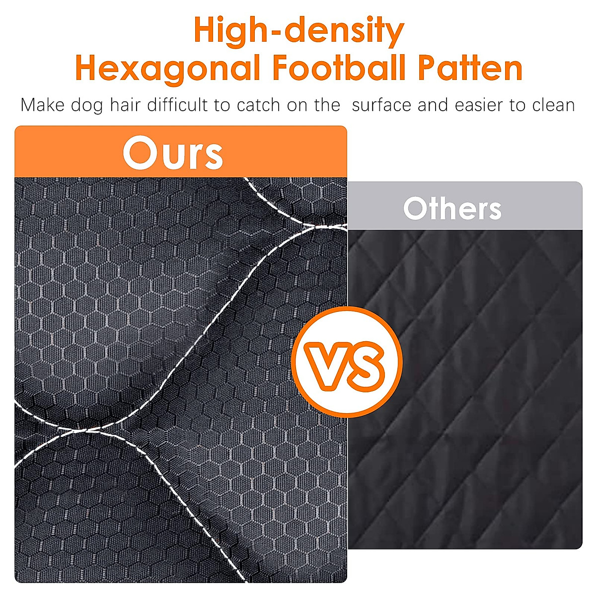 Trunk Cargo Liner for Dogs - Waterproof, Non-Slip Pet Car SUV Seat Cover with Bumper Flap Protector Washable Dog Accessories for SUV Trunk Sedans Vans, Universal Fit (90" L x 55" W)