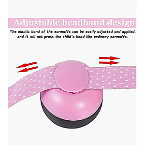 Baby Infant Ear Defenders Newborn Noise Cancelling Headphones Adjustable Soundproof Earmuffs Sleep Earmuffs for 0-3 Yrs