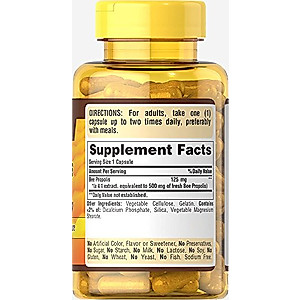 Puritans Pride Bee Propolis 500 Mg, 100 Count