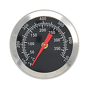 UpStart Components BBQ Grill Thermometer Heat Indicator Replacement Parts for Landmann 42170 - Compatible Barbeque Temperature Gauge Thermostat
