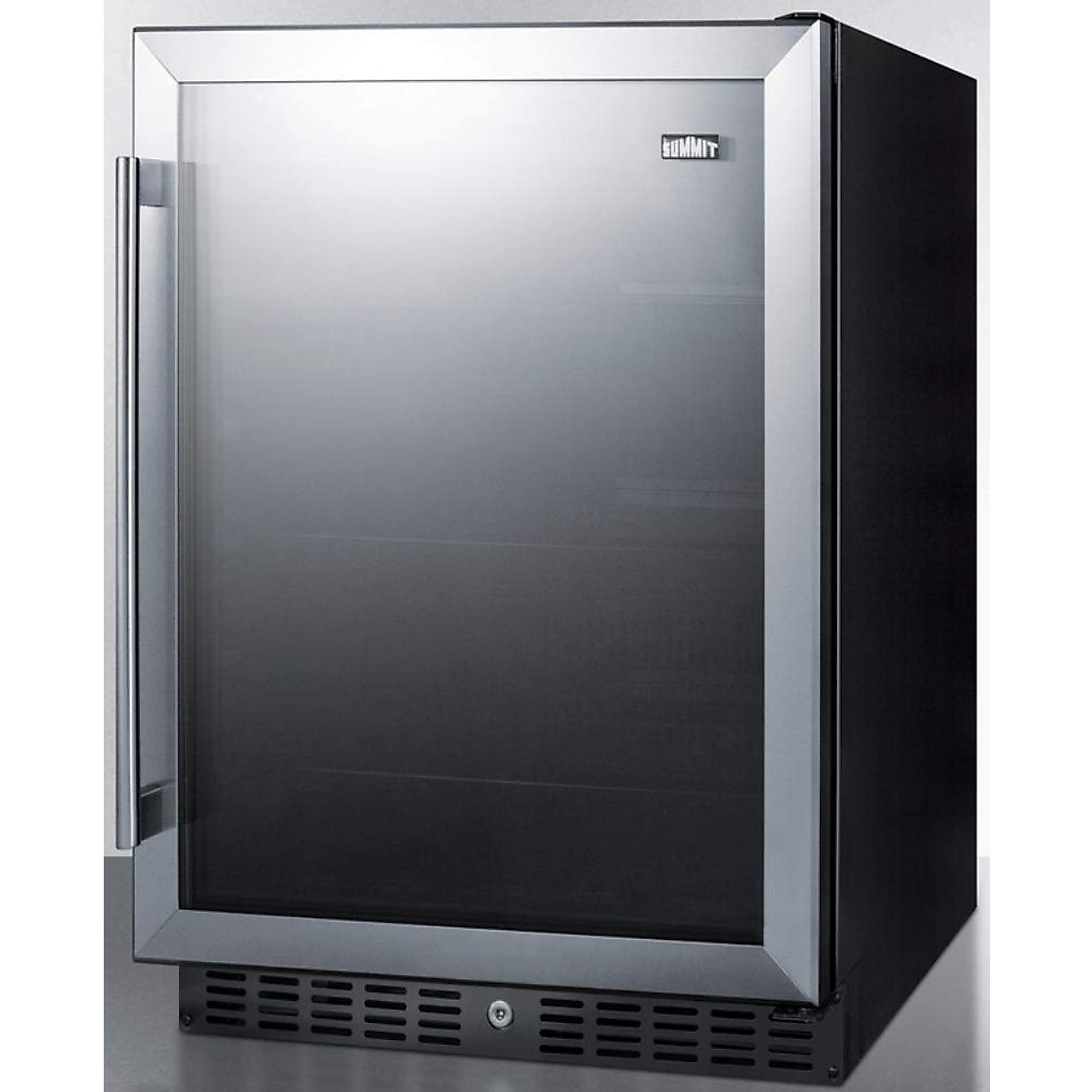 Summit AL57G 24 Inch Freestanding Counter Depth Compact Refrigerator with 4.8 cu. ft. Capacity, in Stainless Steel