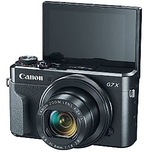 Camera PowerShot G7 X Mark III Digital Camera (Black) Pro Bundle + Camera Bag + Sandisk 128GB Memory Card + Flex Tripod + SD Card Reader + Cleaning Kit