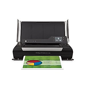 HP Officejet 150 Inkjet Mobile All-in-One Printer - Printer Scanner Copier - Color - Plain Paper Print - 600 x 600 dpi Print - Touchscreen - 600 dpi Optical Scan - Manual Duplex Print - Bluetooth - PictBridge - USB - Desktop