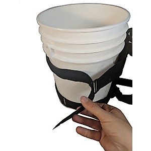 Backpack for 5 Gallon Buckets for Ice Fishing, Picking Apples and Sports