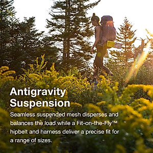 Osprey Aura AG 65 Women's Backpacking Backpack, Enchantment Purple, X-Small/Small