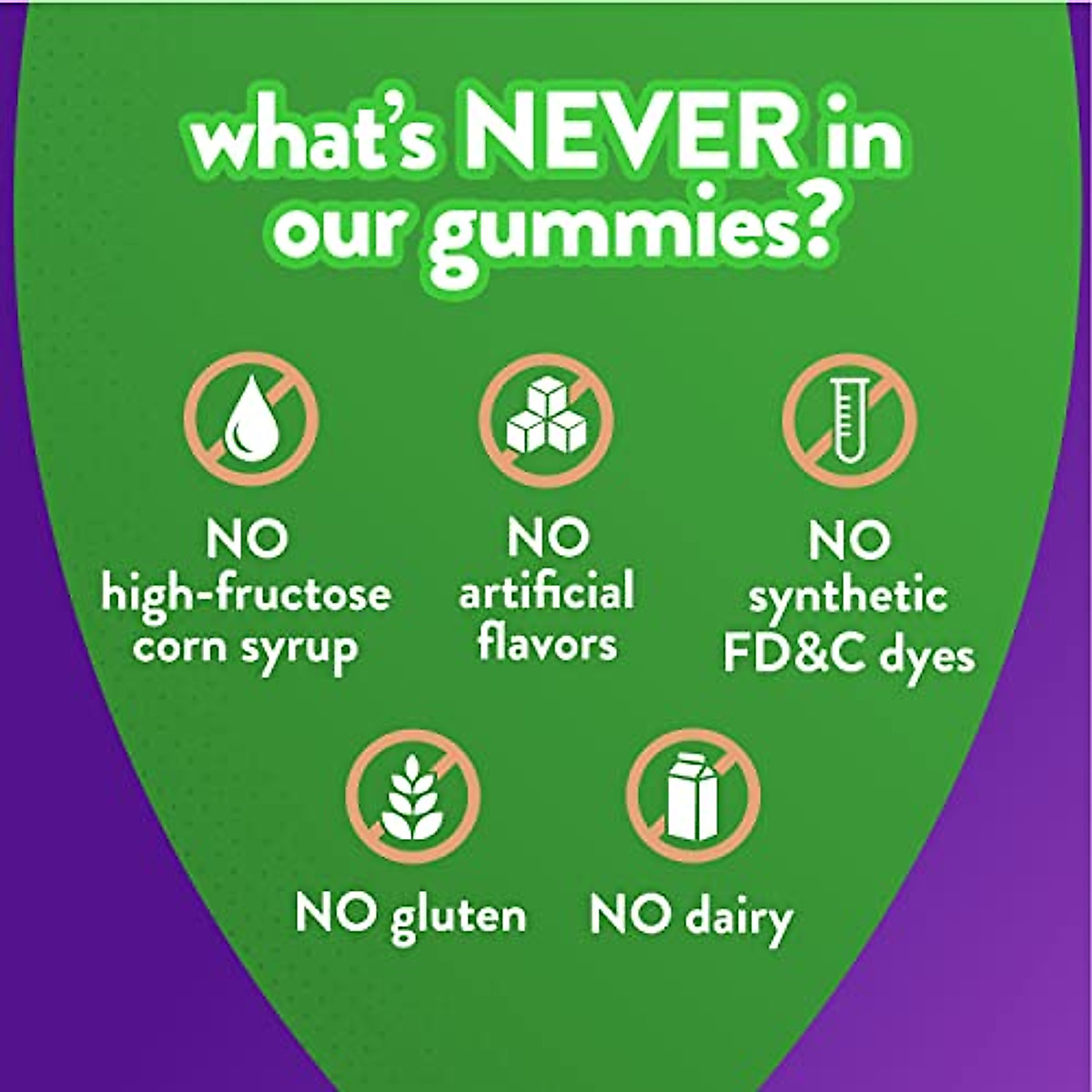 Vitafusion Fiber Well Sugar Free Fiber Supplement, Peach, Strawberry And Blackberry Flavored Supplements, 90 Count