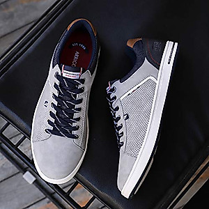 AX BOXING Mens Casual Shoes Fashion Sneakers Breathable Comfort Walking Shoes for Male(Aa Gray, Numeric_10_Point_5)