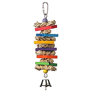 Super Bird Creations SB1095 Seagrass Wafers Bird Toy, Medium Bird Size, 9" x 2.5" x 1.5"