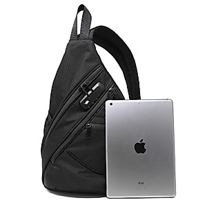 Cali Crusher Adventure Sling Convertible Shoulder Pack - Women & Men / Day Bag / Hiking Biking Outdoors / Travel / Urban / Festival Bag (Olive Green)