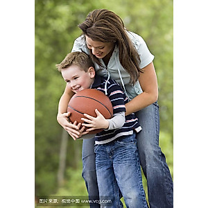 LOVEINHEART Mom and Dad to My Son Gift Basketball with Printing Words on Ball Official Size Seven Customized Basketball with Bag and Needle (Basketball001)