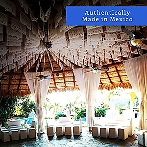 White Papel Picado Banner (5 Pack - 10 TISSUE PAPER Flag Designs per Banner / Not Plastic) - White Mexican Banners for Parties and Weddings - Mexican Themed Party Decorations - Papel Picado Mexicano para Decoraciones Mexicanas (Paper)