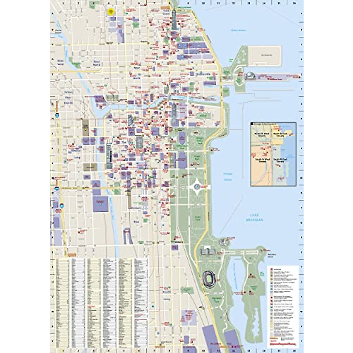Chicago Map (National Geographic Destination City Map)