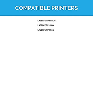 LD Products Compatible Toner Cartridge Replacements for HP 05X CE505X for use in HP Laserjet p2035, P2035n, P2055d, P2055dn & P2055X (Black, 4-Pack)