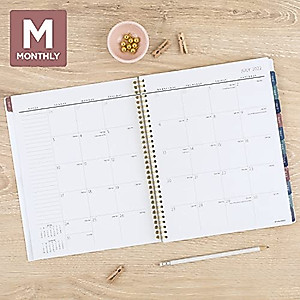 AT-A-GLANCE 2022-2023 Planner, Weekly & Monthly Academic, 8-1/2" x 11", Large, Badge Floral (1613F-905A)