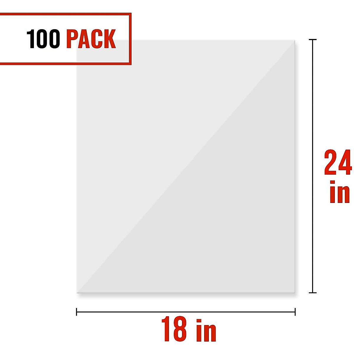 BirdBags Turkey Bags, 18” x 24” 100 Pack, USA & EU-Approved, Freezer Safe, Oven Safe, Great Heat-Safe 450*F Cooking Bags for Oven & Turkey Brining, Heavy Duty Oven Bags for Turkey …