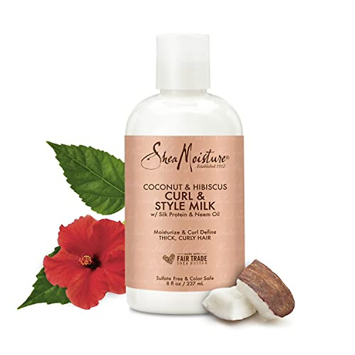 SheaMoisture Coconut & Hibiscus Curl & Style Milk 8 oz