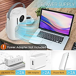 Air Cooler Fan Portable Air Conditioners Fan 2022 LCD Touch Screen Evaporative Air Cooler Portable Air Cooler for Bedroom, Office, Living Room,Classroom & More, for Summer Days & Nights