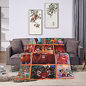 Aeefnuie Turning Red Blanket Sofa Blankets Flannel Blankets Throw Blankets Air Conditioning Blankets 50''X40''