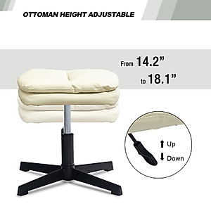 Belandi High Back Office Chair with Lifting Headrest - Adjustable Built-in Lumbar Support Flip Arms, Ergonomic Computer Desk Leather Chair Home Office Work Chairs,Thick Padded Strong Metal Base(Pink)