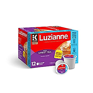 Luzianne Sweet Iced Tea, Single Serve K-Cup Pods, 12 Count