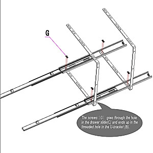 OCG 2 Tier Pull Out Cabinet Organizer (12.5" W x 21" D), Pull Out Drawers for Kitchen Cabinets, Pull Out Shelves for Base Cabinet Organization in Kitchen Bathroom Pantry, Chrome Finish