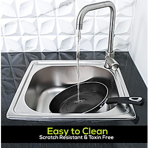 Utopia Kitchen Saute Fry Pan - Nonstick Frying Pan - 8 Inch Induction Bottom - Aluminum Alloy and Scratch Resistant Body - Riveted Handle (Grey)