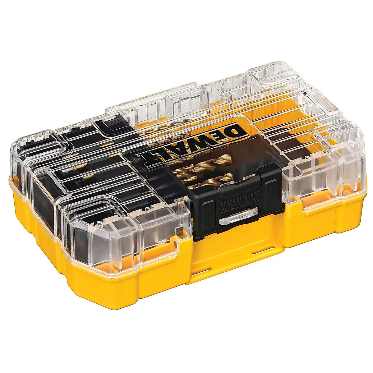 DEWALT Split-Point Twist Drill-Bit Assortment, Titanium Nitride Coated, 13pc (DW1363)